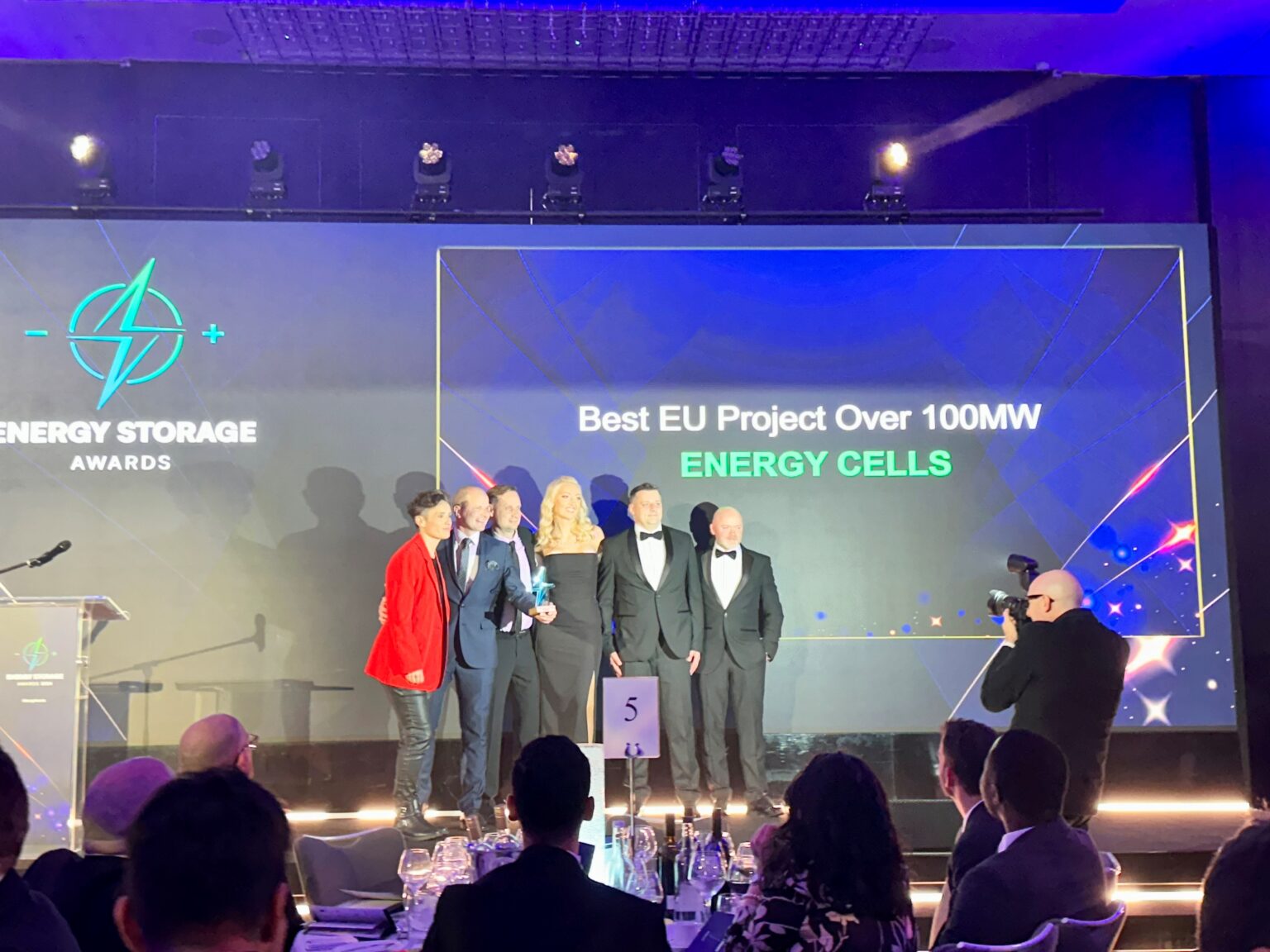 Energy Cells energy storage system project triumphs at international ...